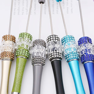 Wholesale 10pcs Beadable Pens DIY Diamond-studded Creative Butterfly ...