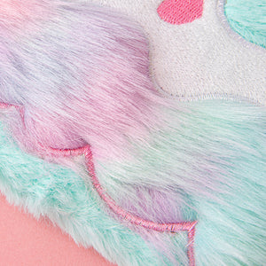 Wholesale plush notebook hand book high color value gift notebook