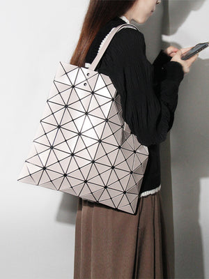Wholesale diamond pattern tote bag large capacity commuter shoulder ba