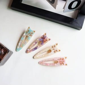 Wholesale of Cute and Sweet Cat Acetic Acid Board Hair Clips OLY-HC ...