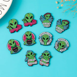Wholesale Creative DIY Cute Funny Alien Alien Angel Accessories FlatBack