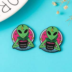 Wholesale Creative DIY Cute Funny Alien Alien Angel Accessories FlatBack