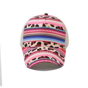 Wholesale Cotton Aztec Pattern Leopard Print Mesh Cap Baseball Cap OLY ...