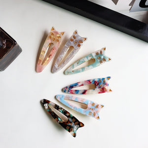 Wholesale of Cute and Sweet Cat Acetic Acid Board Hair Clips OLY-HC ...
