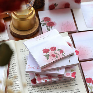 Wholesale Paper Rose Series Post-it Notes OLY-SN-QiuZhi007