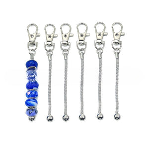 Wholesale DIY Beaded Metal Stainless Steel Round Mesh Chain Keychain