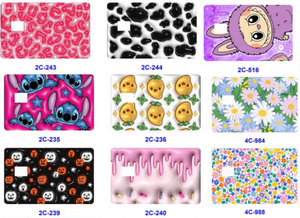 Wholesale 10pcs/pack Cute Mango Credit Card Stickers Decals