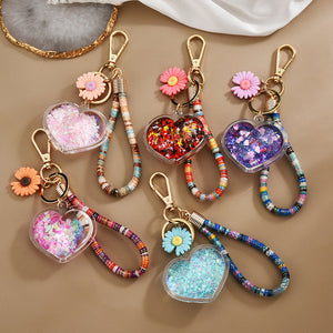 Wholesale Acrylic Quicksand Into Oil Quicksand Cotton Rope Heart ...
